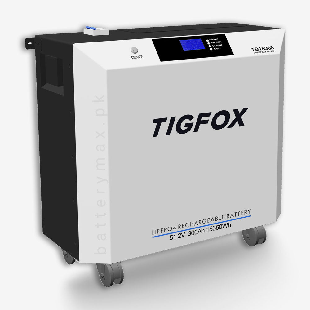 TIGFOX TB15360 51.2V 300Ah (15.4kWh) Lithium Battery – BatteryMAX