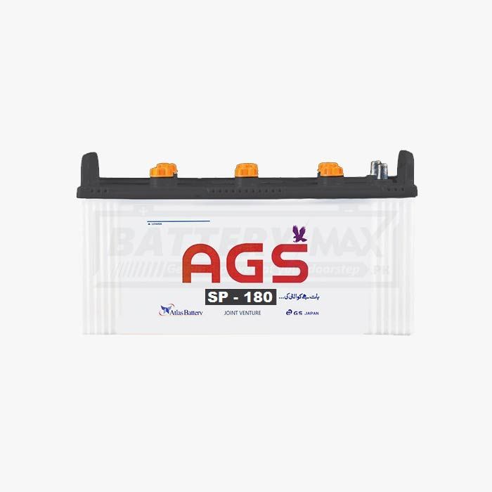 AGS SP-180 Lead Acid Unsealed Car Battery | Pakistan's Best Battery eShop
