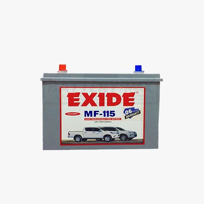 EXIDE MF-115L Lead Acid Sealed Car Battery | Pakistan's Best Battery eShop