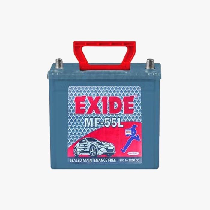 EXIDE MF-55L Lead Acid Sealed Car Battery | Pakistan's Best Battery eShop
