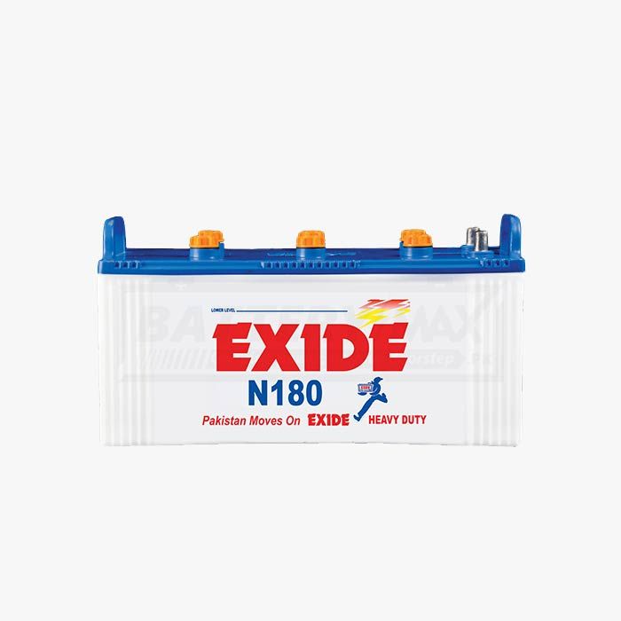EXIDE N180 Plus Lead Acid Unsealed Car Battery | Pakistan's Best ...