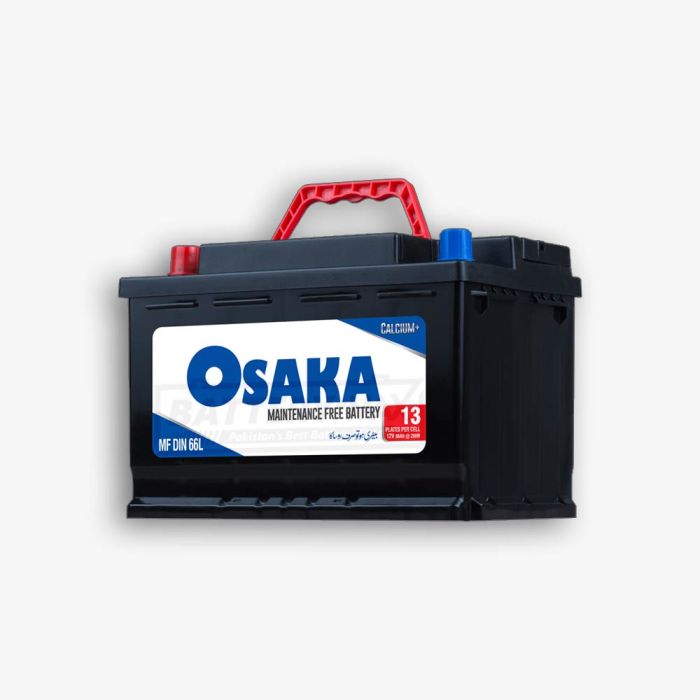 Osaka MF-DIN66 Lead Acid Sealed Car Battery | Pakistan's Best Battery eShop