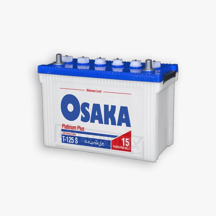 Osaka T125-S Platinum Plus Lead Acid Unsealed Car Battery | Pakistan's ...