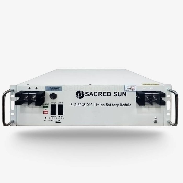 Sacred Sun SLSIFP48100A 48V 100Ah 4.8kWh Lithium Iron Phosphate LiFePO4 ...