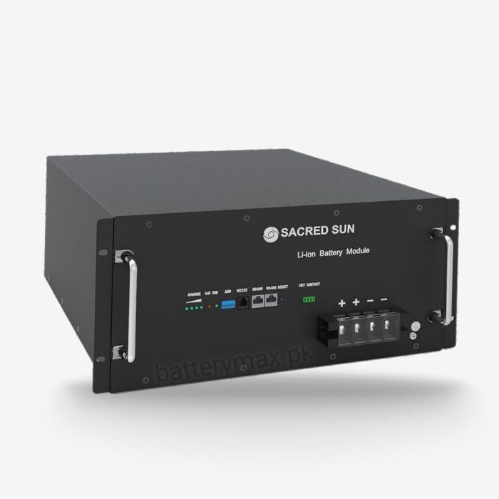 Sacred Sun SSIF2P15S48100C 48V 100Ah 4.8kWh Lithium Iron Phosphate ...