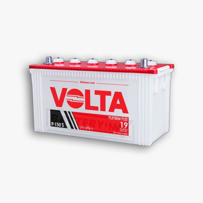 Volta P-150 S PLATINUM PLUS Lead Acid Unsealed Car Battery | Pakistan's ...