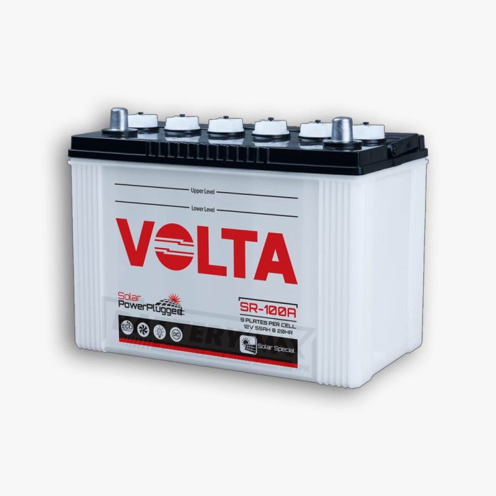 Volta SR100A Deep Cycle Lead Acid Unsealed UPS & Solar Battery ...